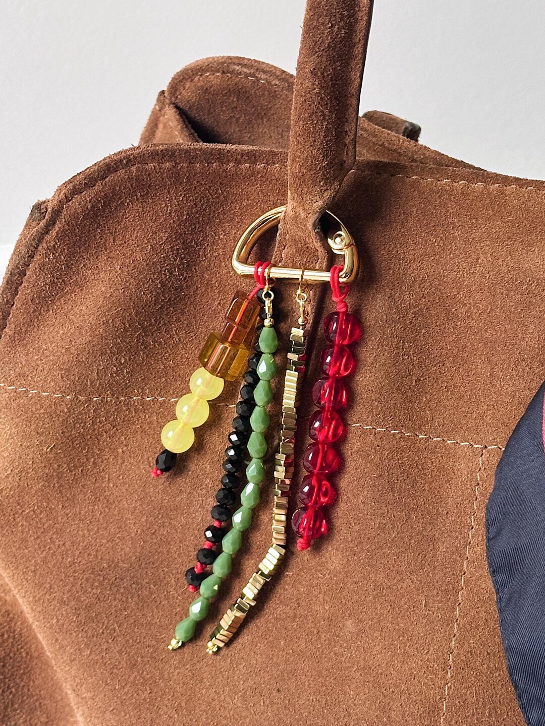 Beaded Bag Charms, Cute Keychain, Bag Charm, Purse Charm, Handmade ...