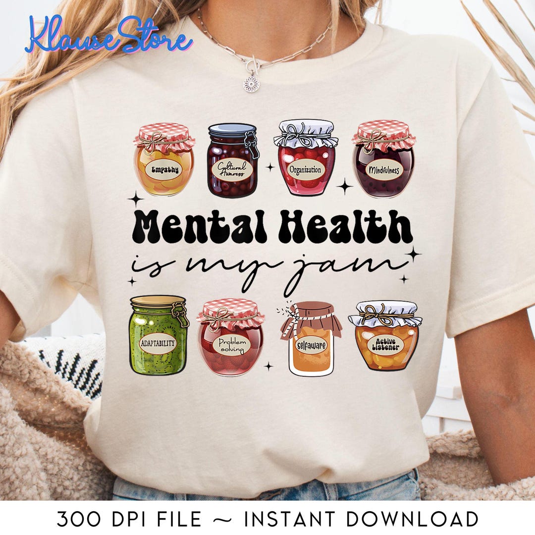 Mental Health is My Jam Png, Psychologist Mental Health Counselor Png ...