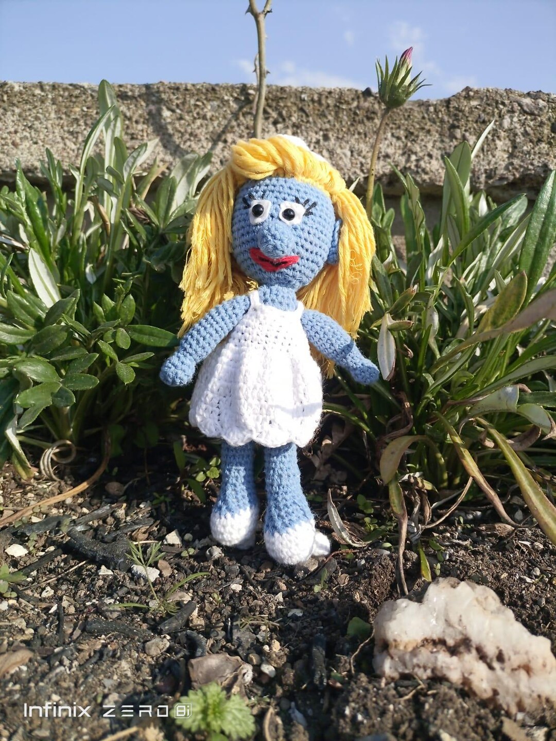Smurfette Amigurumi Pattern - Cute Crochet PDF Doll Pattern | Blue ...