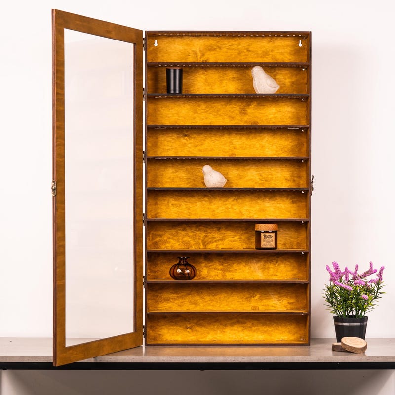 Rock Display Case Wall Mount - Etsy UK