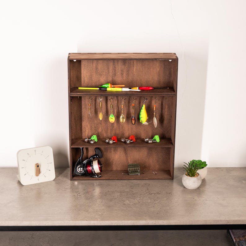 Tackle Display, Fishing Tackle Storage, Fish Bait Cabinet, Fishing Lure ...
