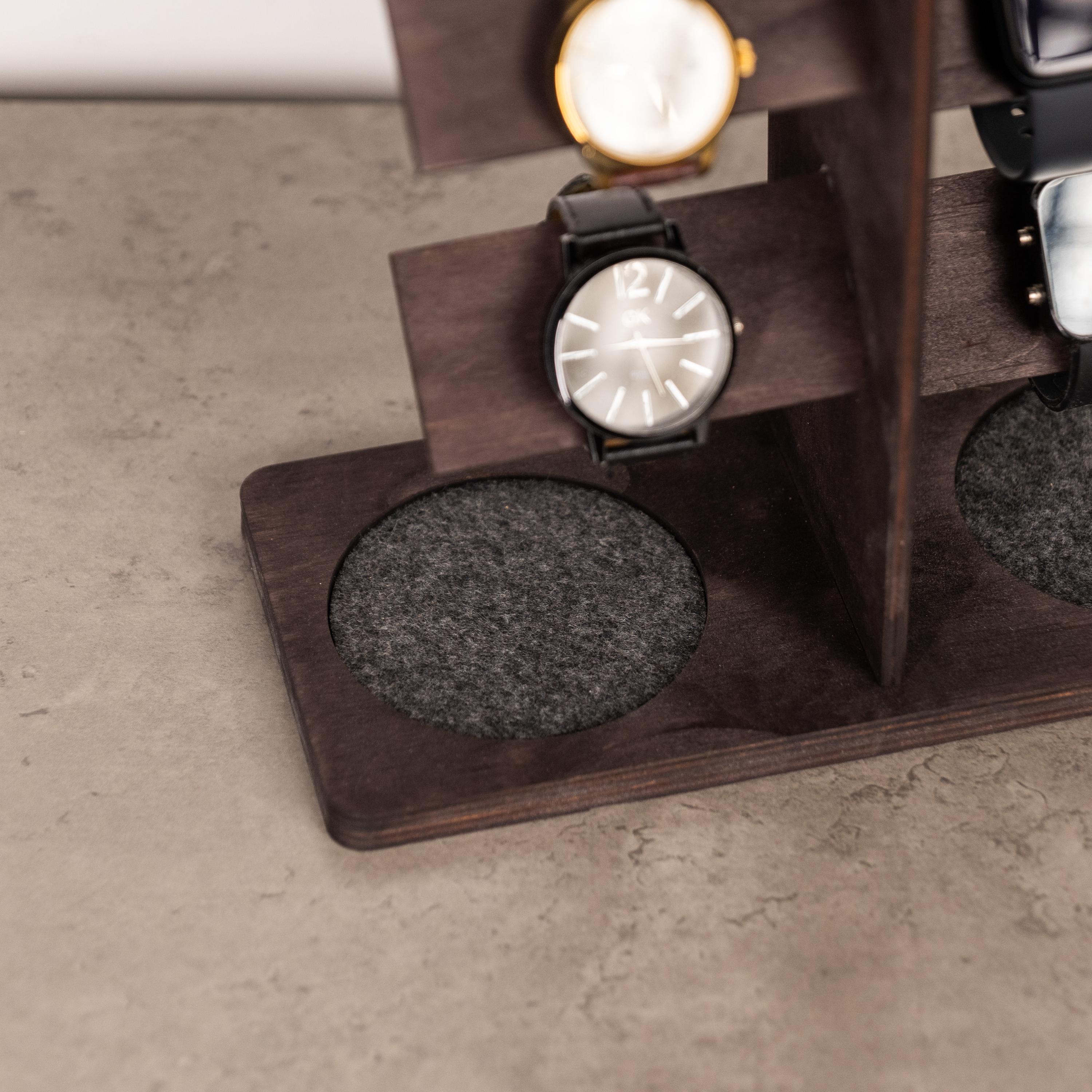 Wood Watch Holder, Watch Display, Watch Organizer for Men, Watch Holder ...