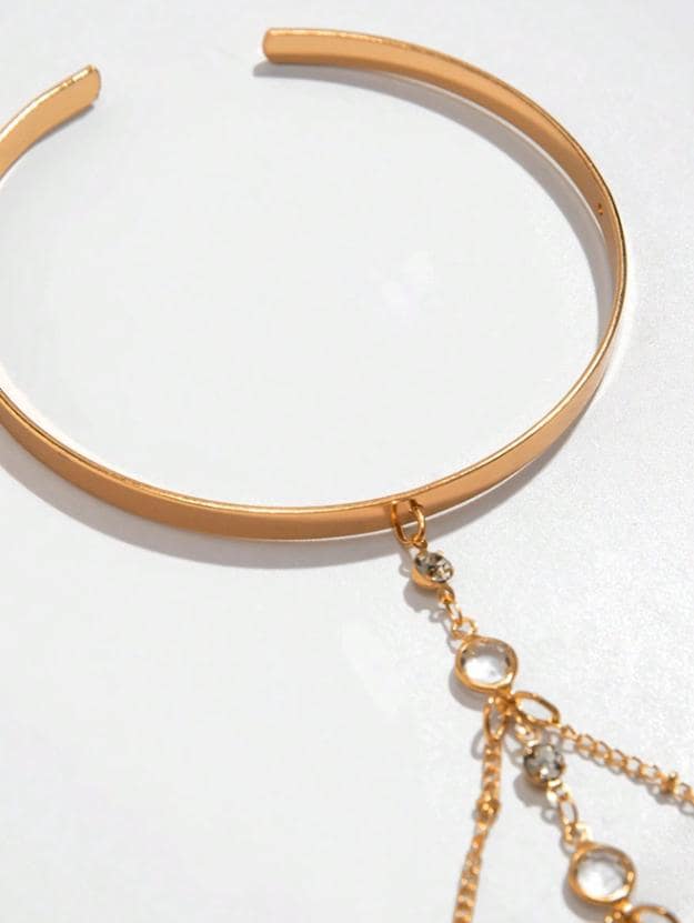 Aesthetic Arm Cuff, Gold Arm Band, Gold Upper Arm Cuff Bracelet, Silver ...