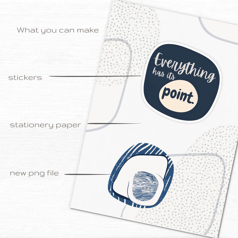 Abstract Boho Shapes Clipart, Modern Bohemian Clip Art, Shape Bundle ...