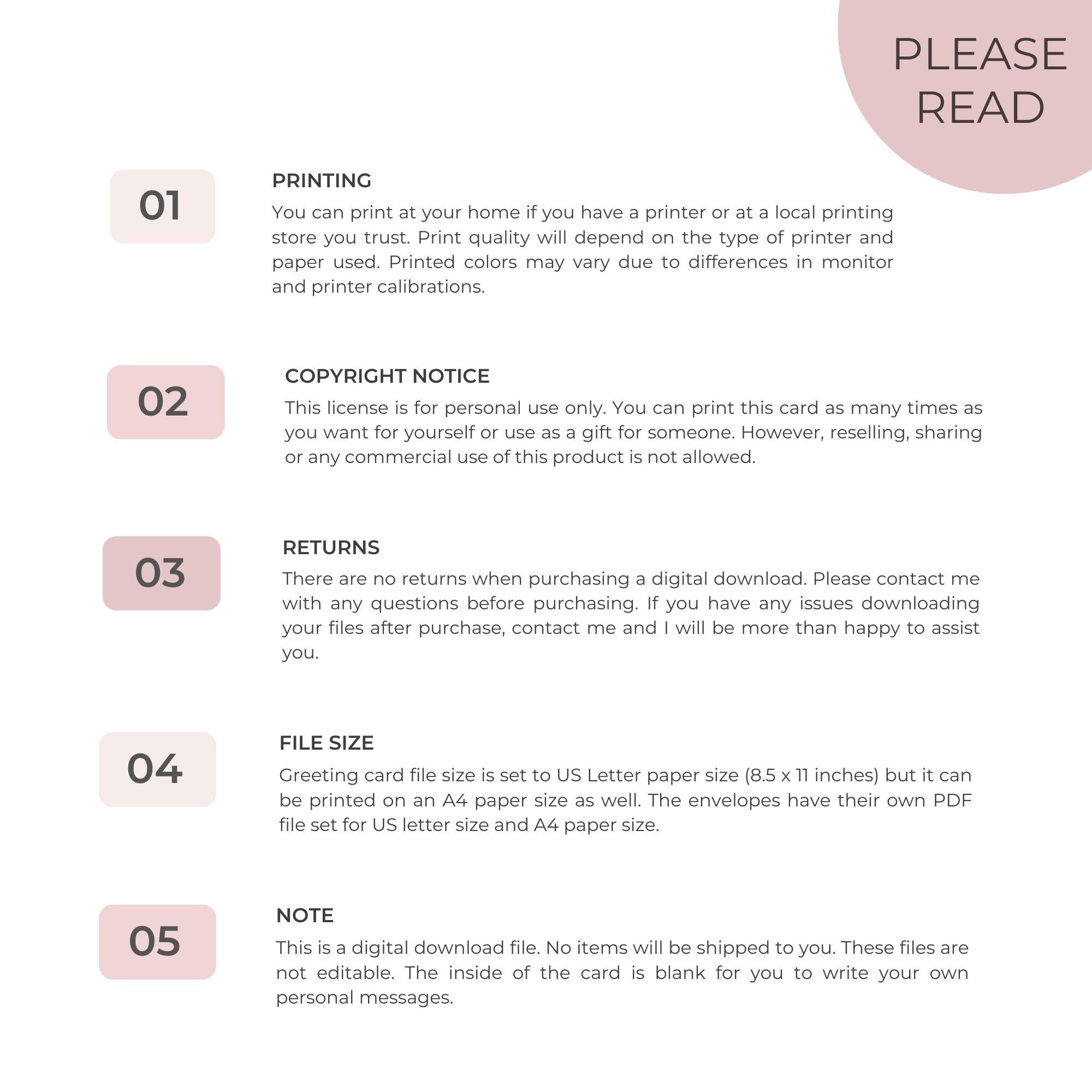 Printable Baby Girl Card, Welcome Newborn Postcard, Digital Child Birth ...