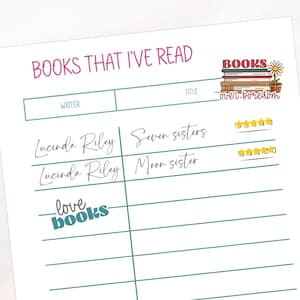 Digital Bookish Stickers, Printable Love Reading Sticker Sheet, Books ...