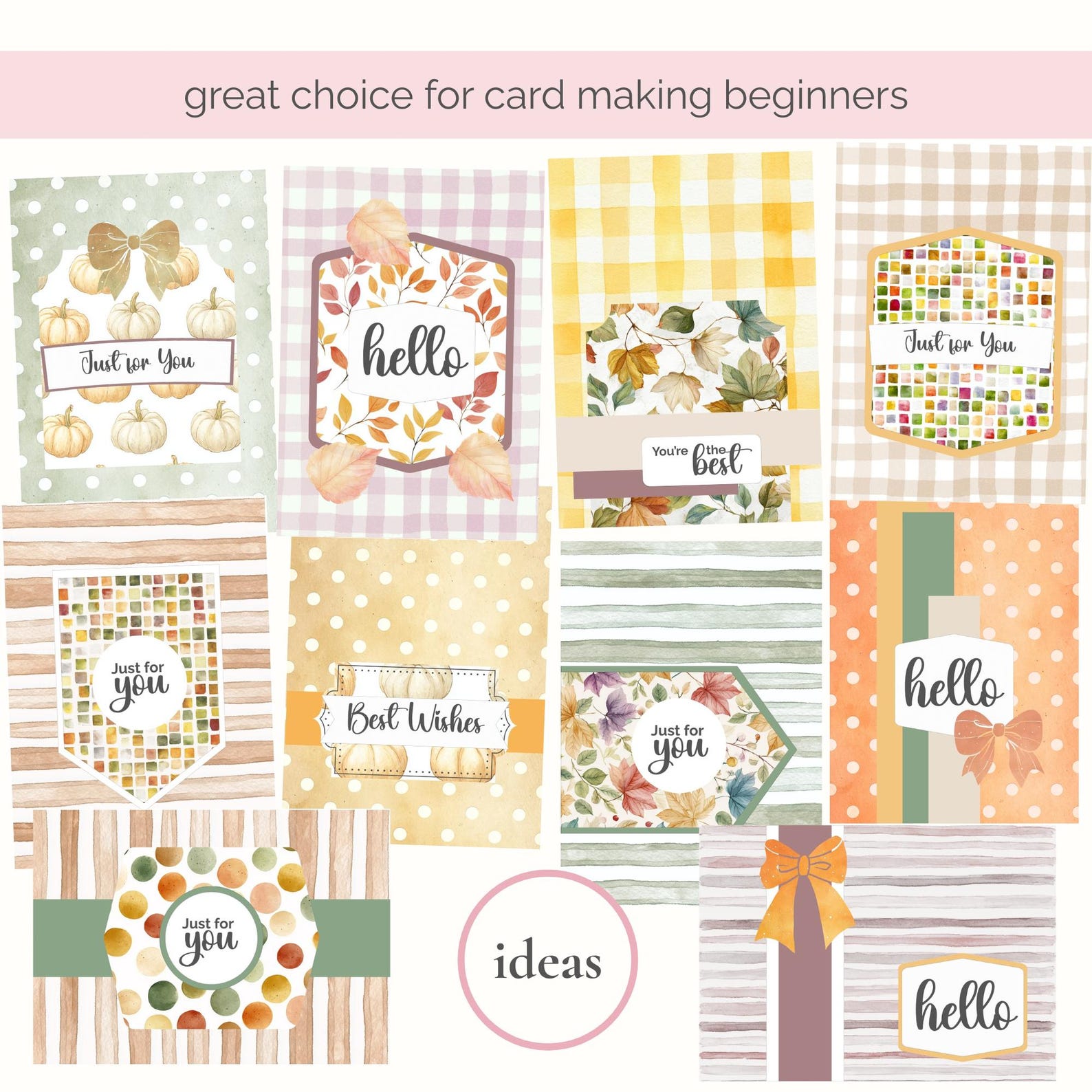 Craft Activity - DIY Card Making Kit, Printable Crafting Kits, Cut ...