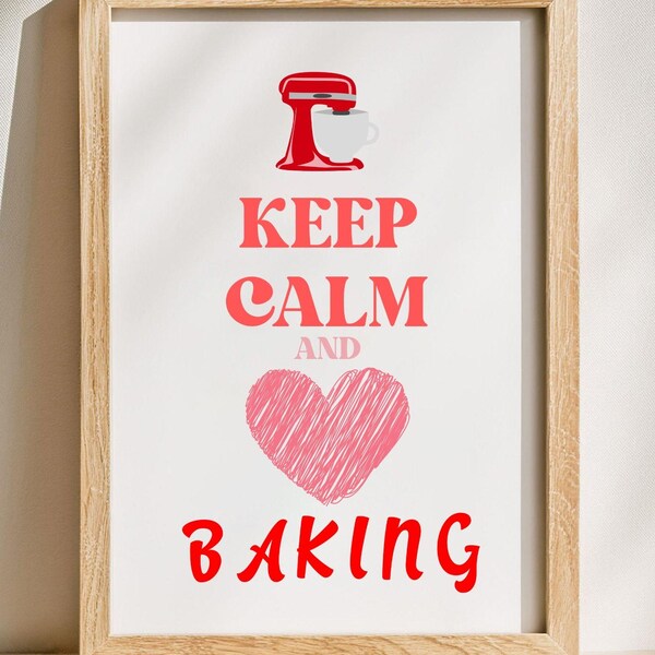 Keep Calm Bake On - Etsy