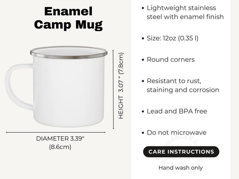 Christian Armor Mug, Spiritual Warrior Enamel Cup, Faith Outdoors ...