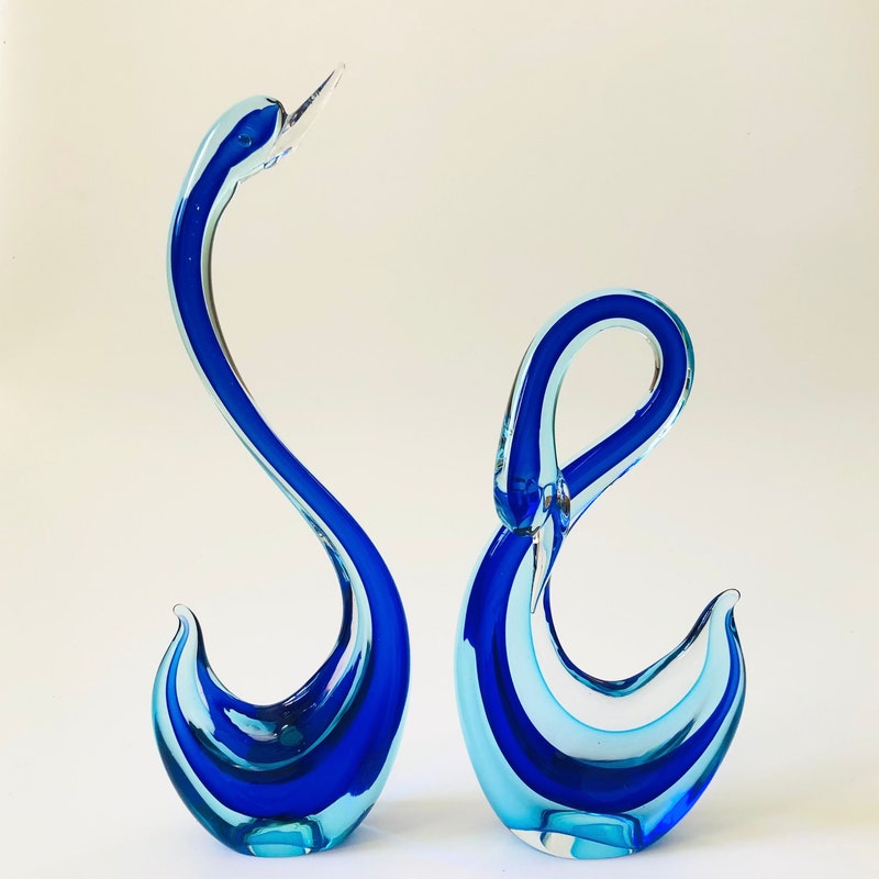Murano Glass Swan - Etsy