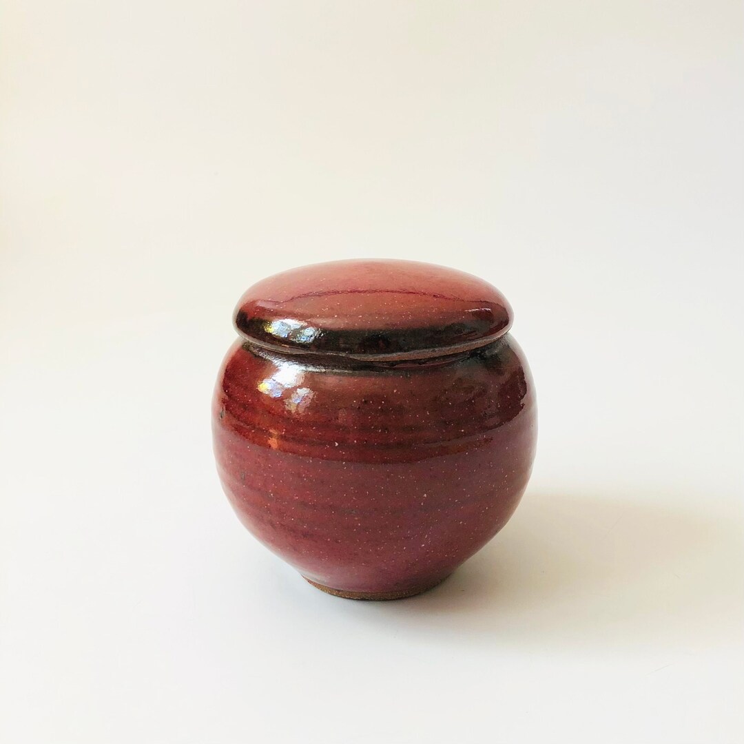 Studio Pottery Sphere Container - Etsy