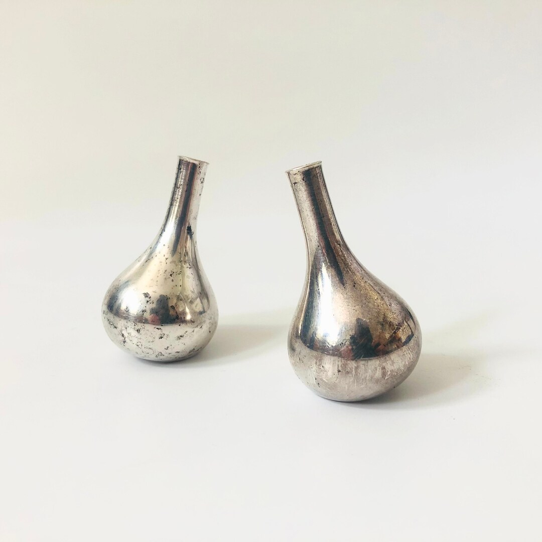 Dansk Silver Onion Tiny Taper Candle Holders by Jens Quistgaard Set of ...