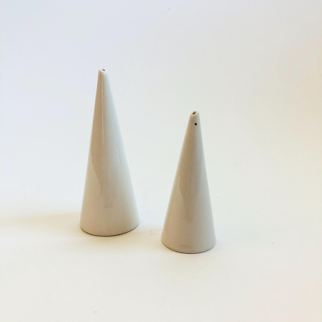 MCM Ceramic Cone Salt and Pepper Shakers - Set of 2 - Etsy