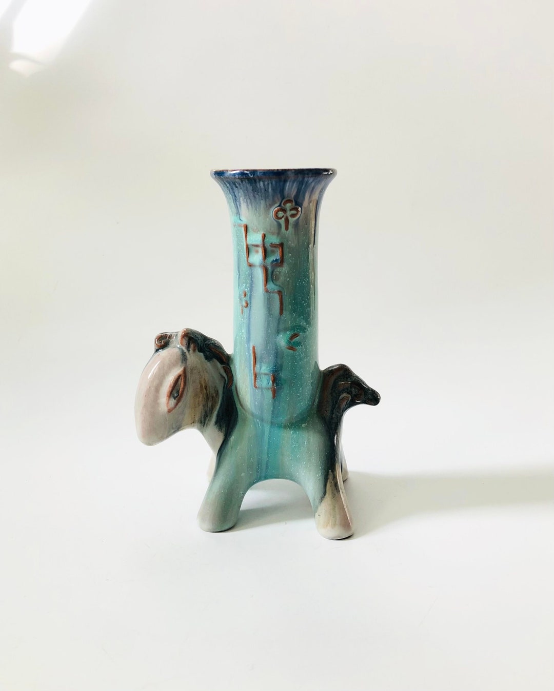 Donkey Pottery Vase - Etsy