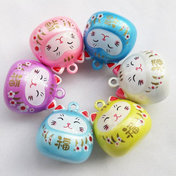 Lucky Cat Charm - Etsy