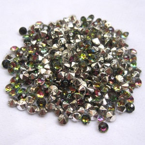 200pcs Diamond Shape Acrylic Rhinestone 4mm Pointed Back Loose - Etsy