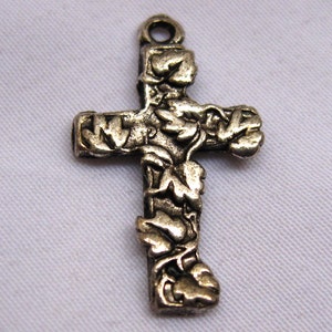 10pcs Metal Alloy Mini Cross Charm Religious Jewelry Findings Vintage ...