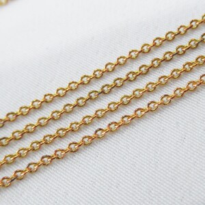 20 Feet Tiny Copper Chain 1mm Link Chain DIY Crafts Bc032 - Etsy