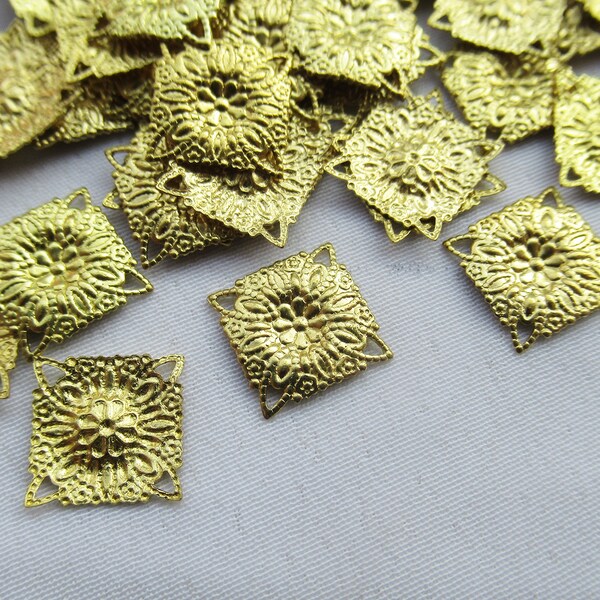 Filigree Squares - Etsy