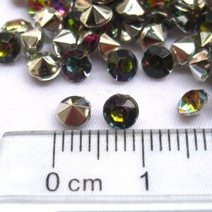 200pcs Diamond Shape Acrylic Rhinestone 4mm Pointed Back Loose - Etsy