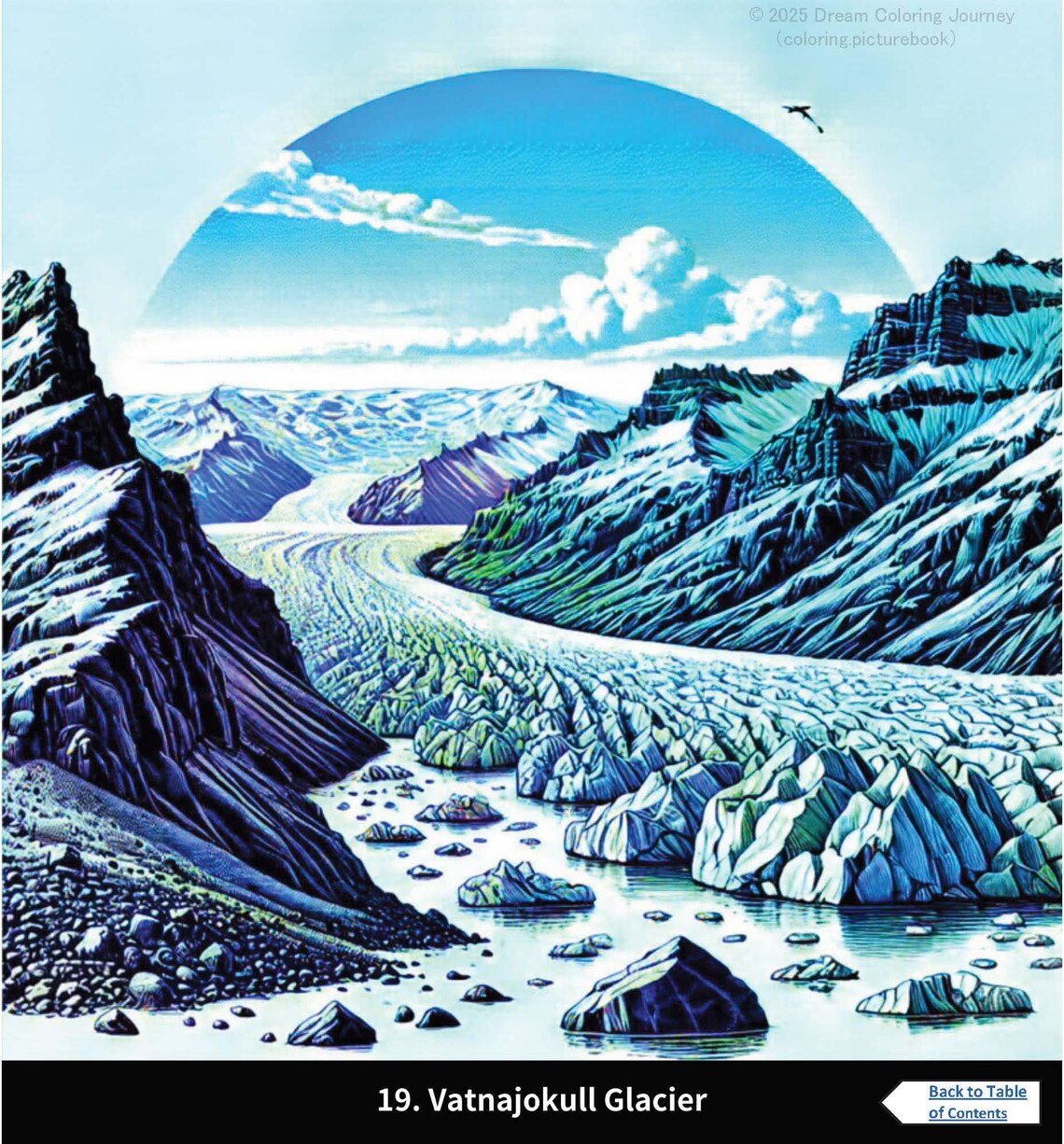 Iceland Tourist Spot Coloring Book -- Digital Download - Etsy