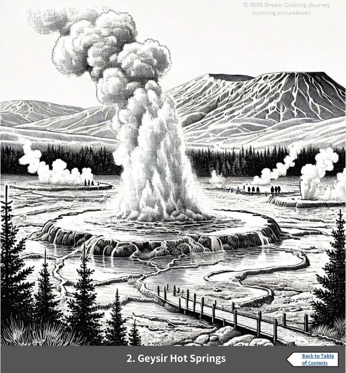 Iceland Tourist Spot Coloring Book -- Digital Download - Etsy