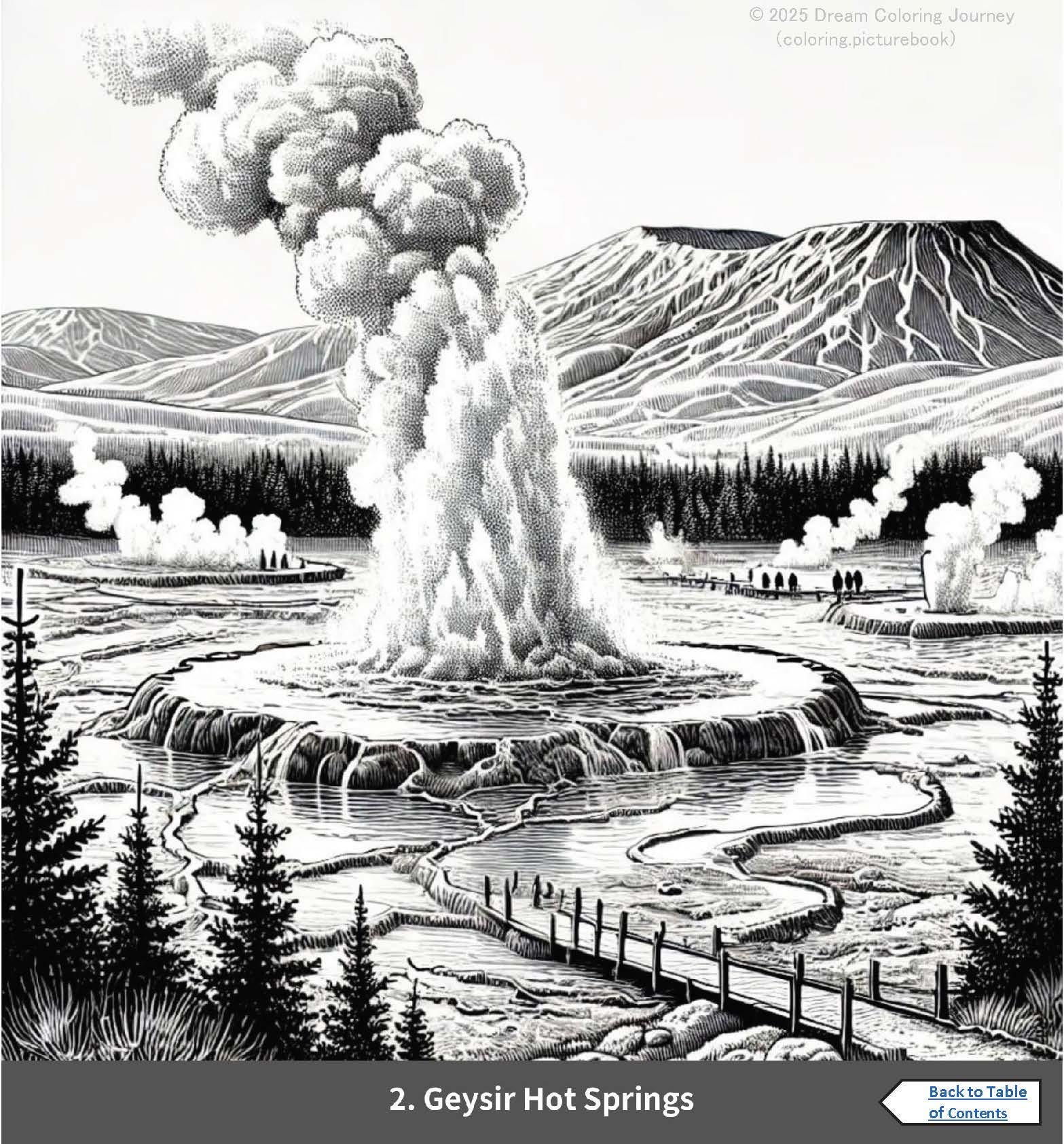 Iceland Tourist Spot Coloring Book -- Digital Download - Etsy