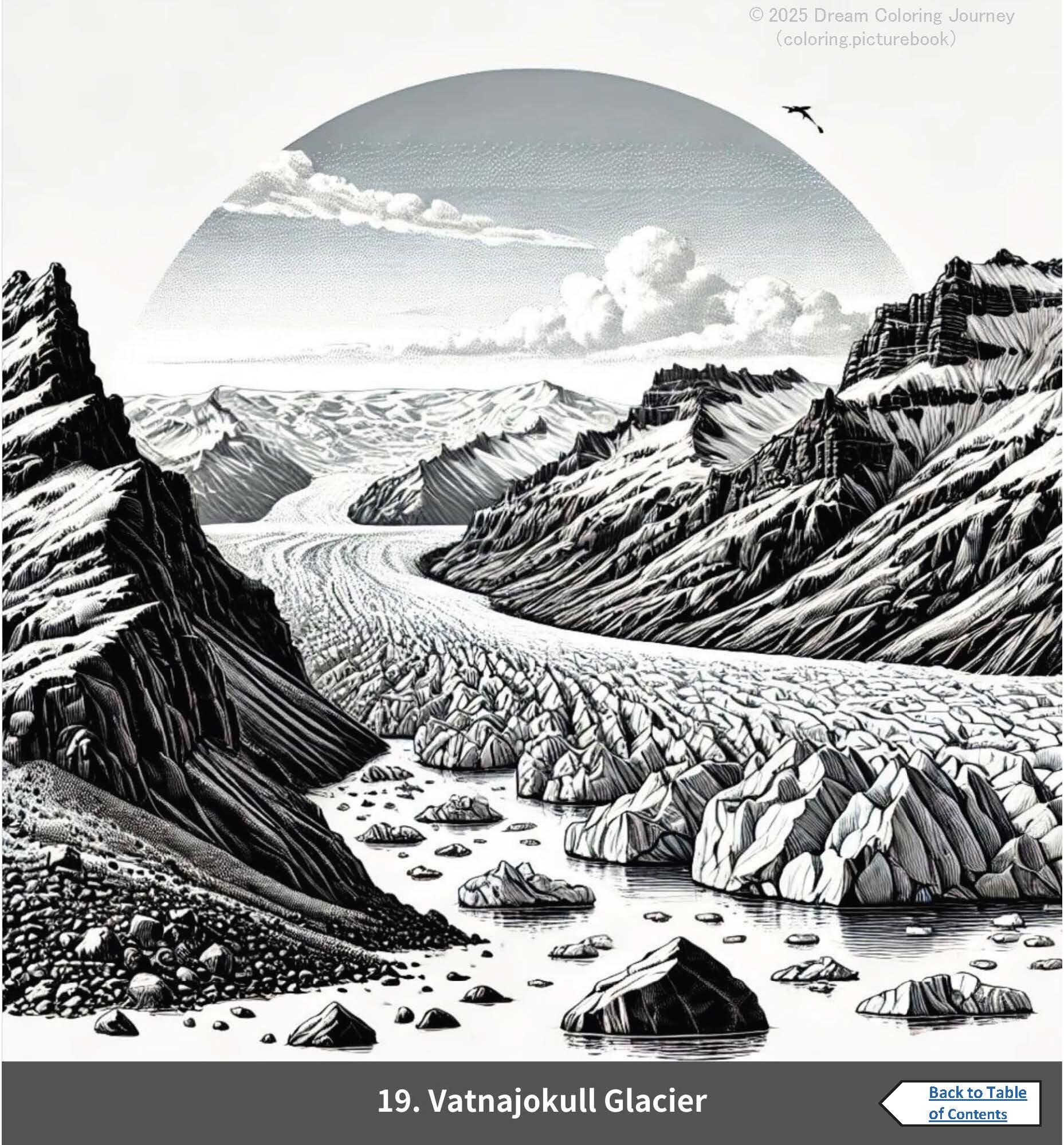 Iceland Tourist Spot Coloring Book -- Digital Download - Etsy