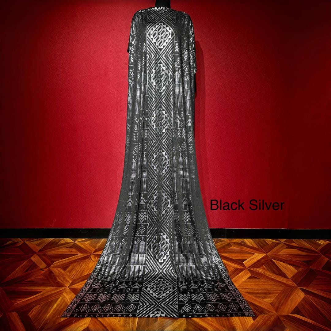 Vintage Style Faux Assuit Foil Print Shawl - Belly Dance Costume - Etsy