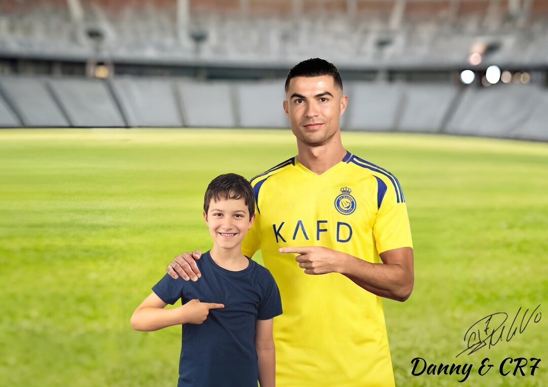 Custom Ronaldo Soccer Portrait, Personalized Gift (digital Download) - Etsy