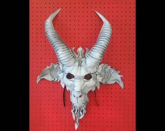 Goat skull mask | Etsy