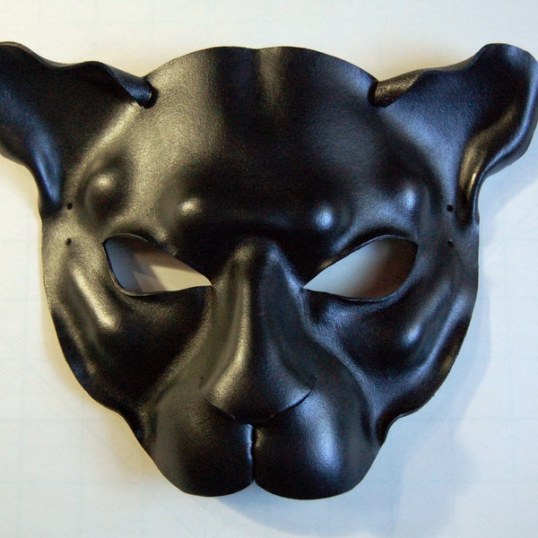 Black Panther Face Mask - Etsy