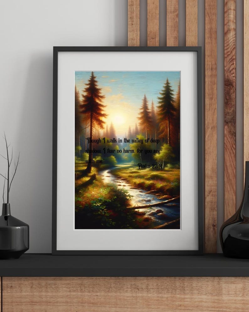 JW, Jehovah’s Witness Bible Verse Digital Print – Nature Background ...