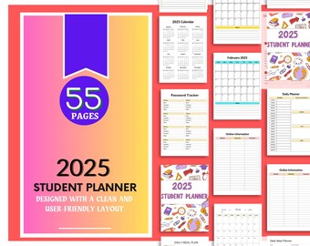 2025 Student Planner, iPad Planner, Digital 2025 Goodnotes Planner ...