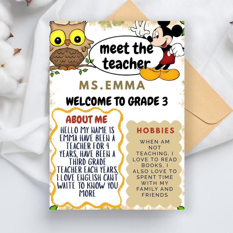 Editable Meet the Teacher Template, Meet the Teachers Flyer, Teacher ...
