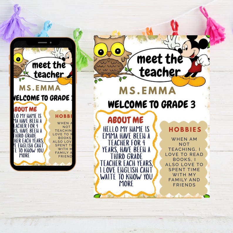 Editable Meet the Teacher Template, Meet the Teachers Flyer, Teacher ...