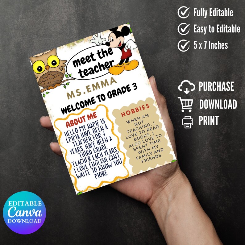 Editable Meet the Teacher Template, Meet the Teachers Flyer, Teacher ...