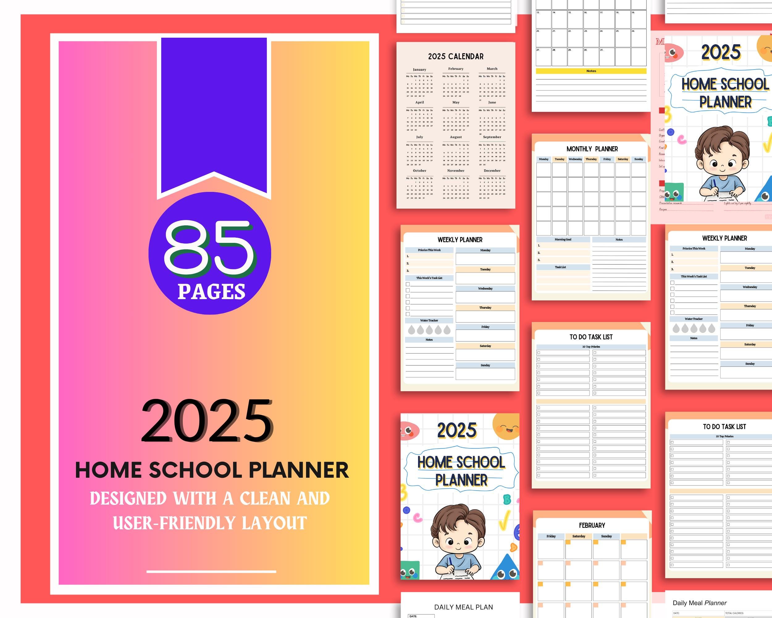 Printable Homeschool Planner Printable | PDF | Homeschool Binder ...