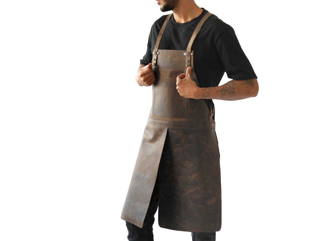 Leather Apron With Split Leg Design for Metalwork Carpentry and ...