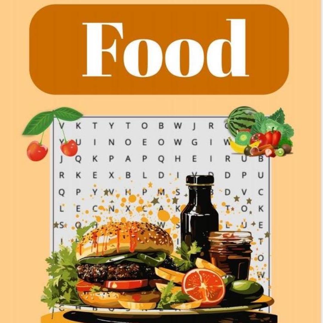 Food Word Search Puzzle｜55 Fun and Challenging Puzzles to Boost ...