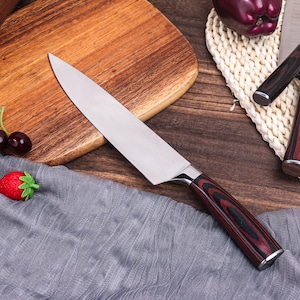 Personalized CHEF KNIFE SET | Custom Engraved Kitchen Cooking | Home ...