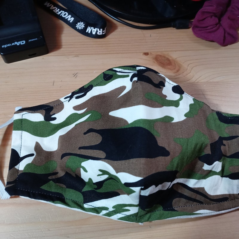 Camo Face Mask - Etsy