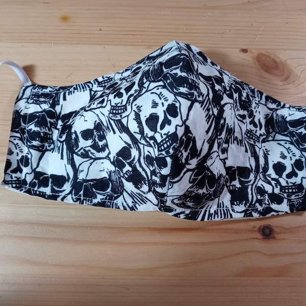 Skeleton Face Mask - Etsy