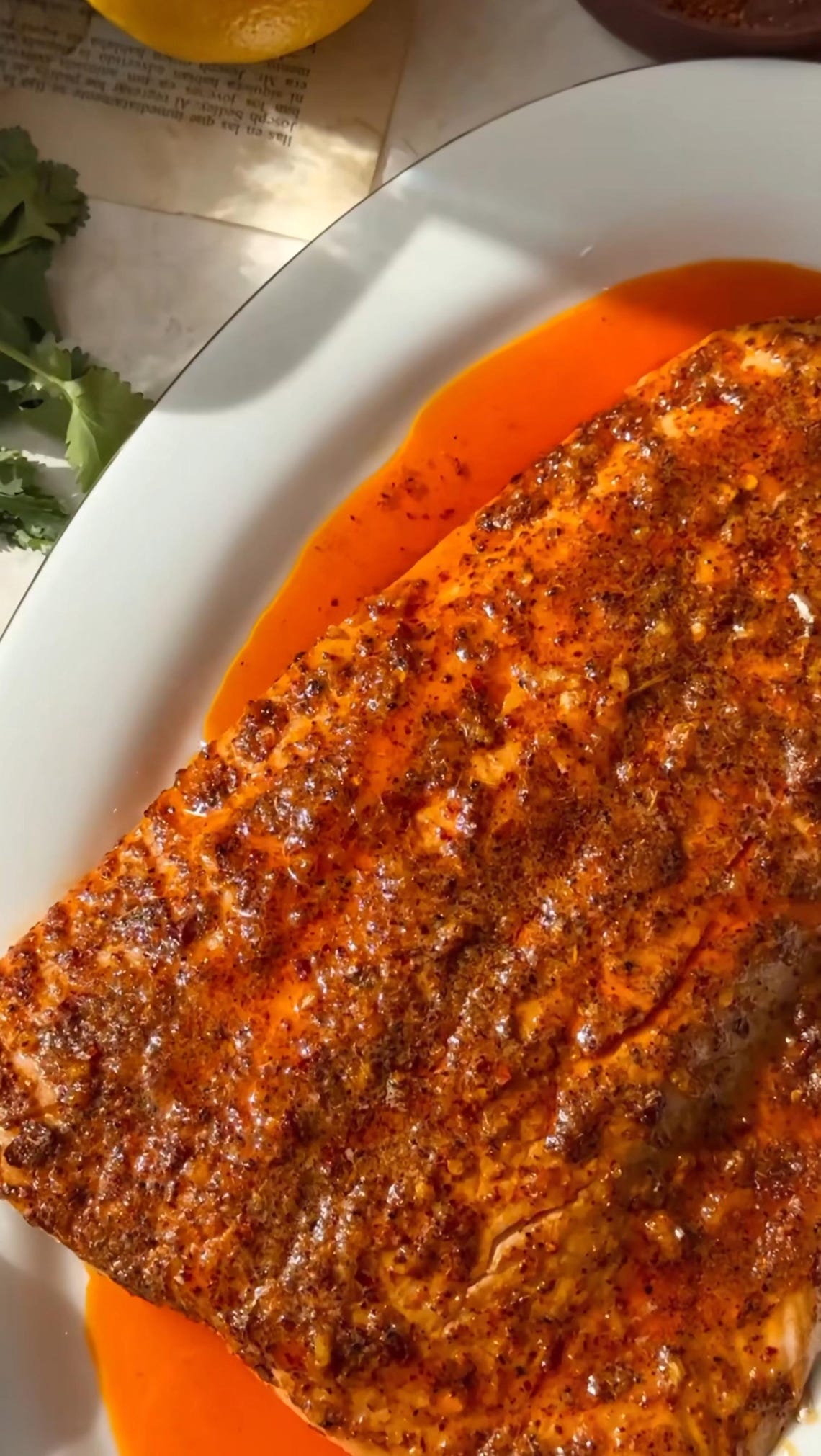 The Best Spicy Baked Salmon With Honey Piquín Butter Recipe, Hot, Fishy ...
