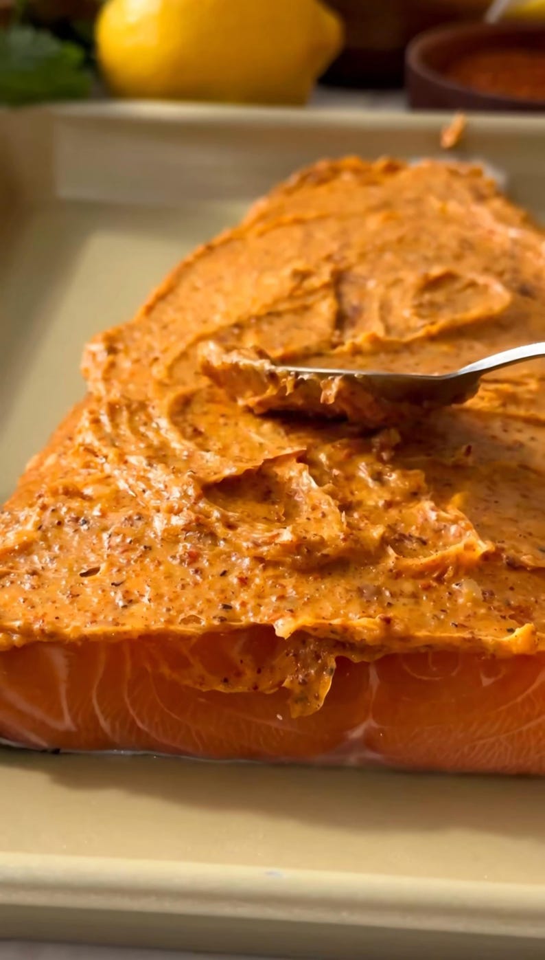 The Best Spicy Baked Salmon With Honey Piquín Butter Recipe, Hot, Fishy ...