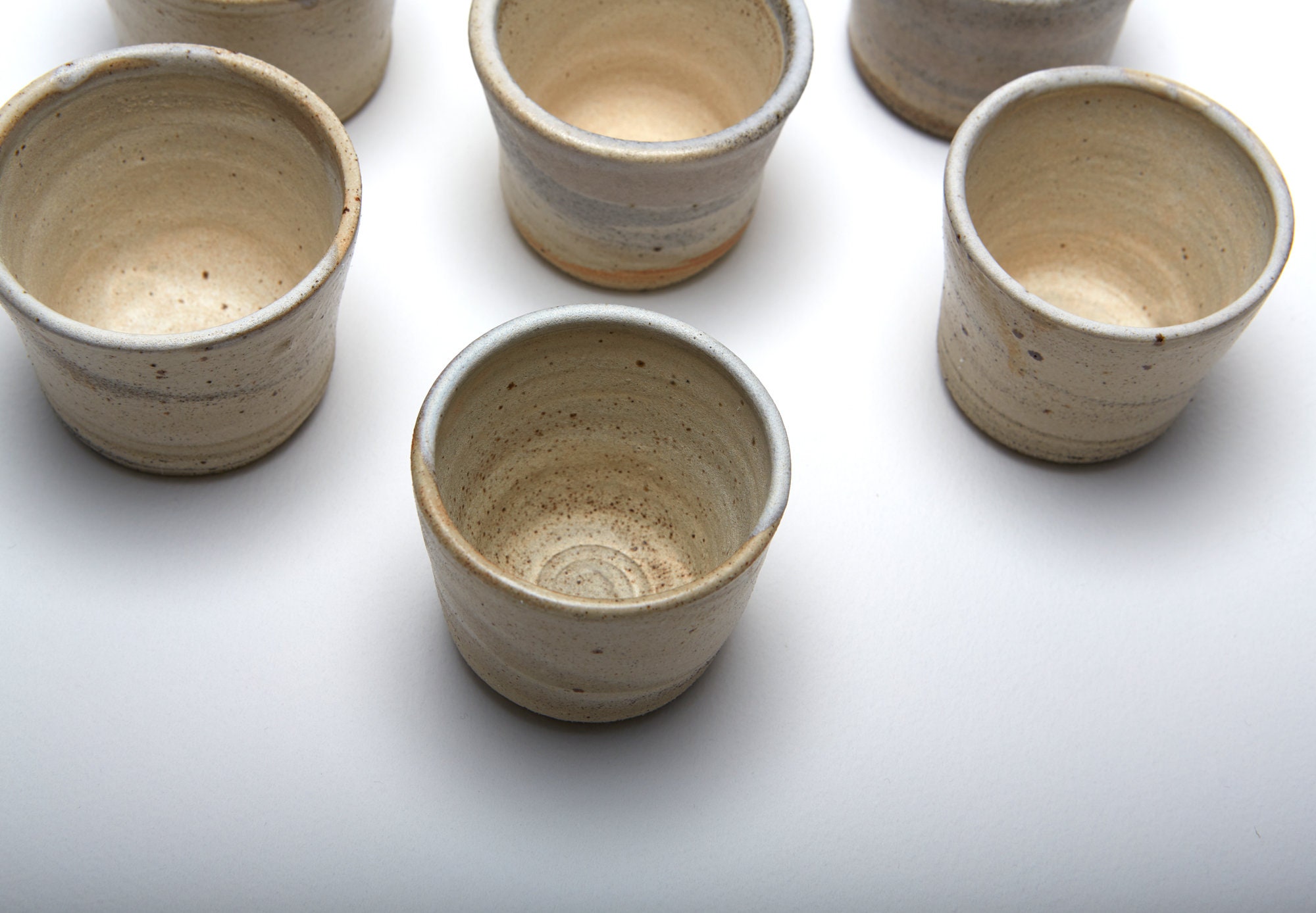 Espresso Cups, Coffee Cups, Ceramics by Polli Pots, Rustic Unique Tiny ...