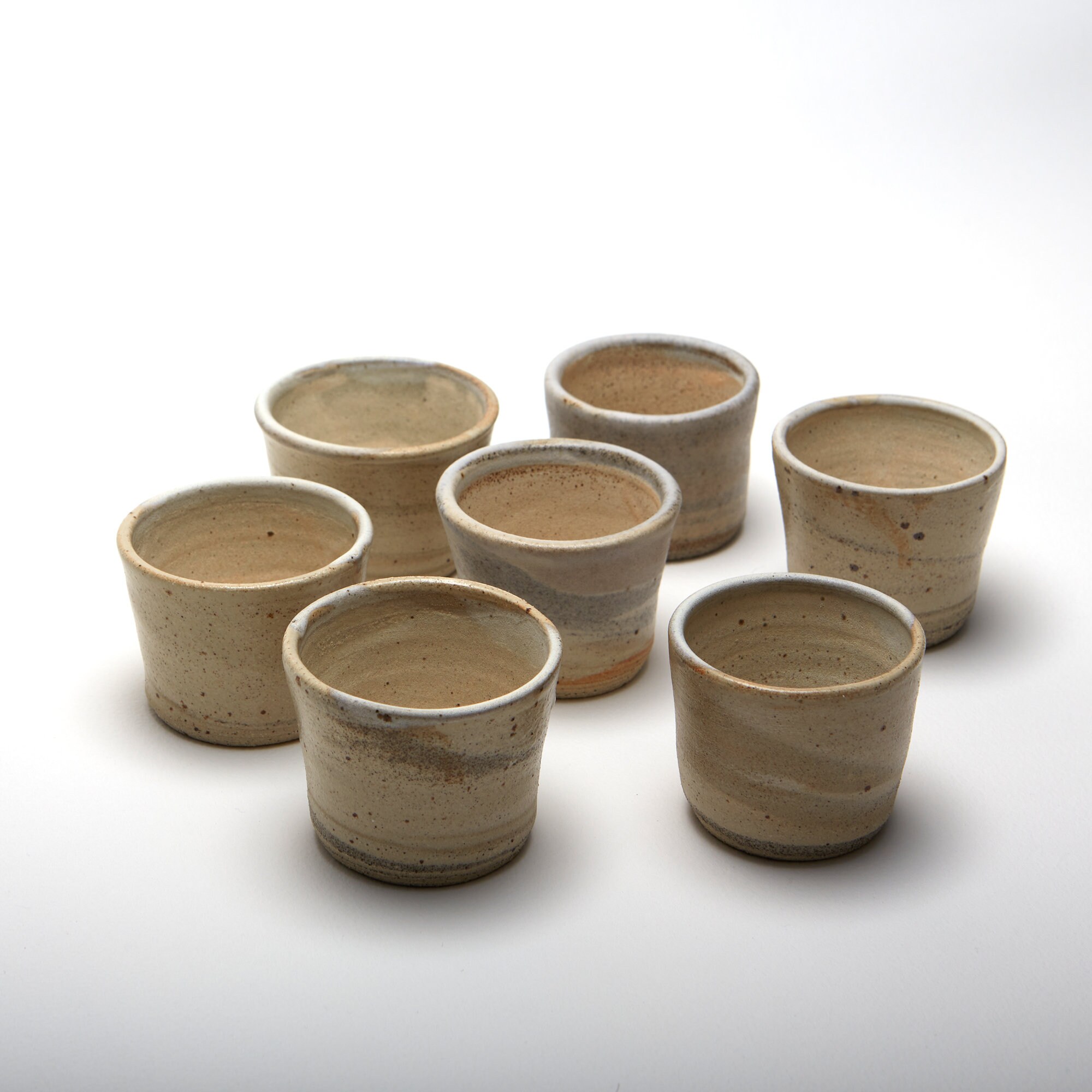 Espresso Cups, Coffee Cups, Ceramics by Polli Pots, Rustic Unique Tiny ...