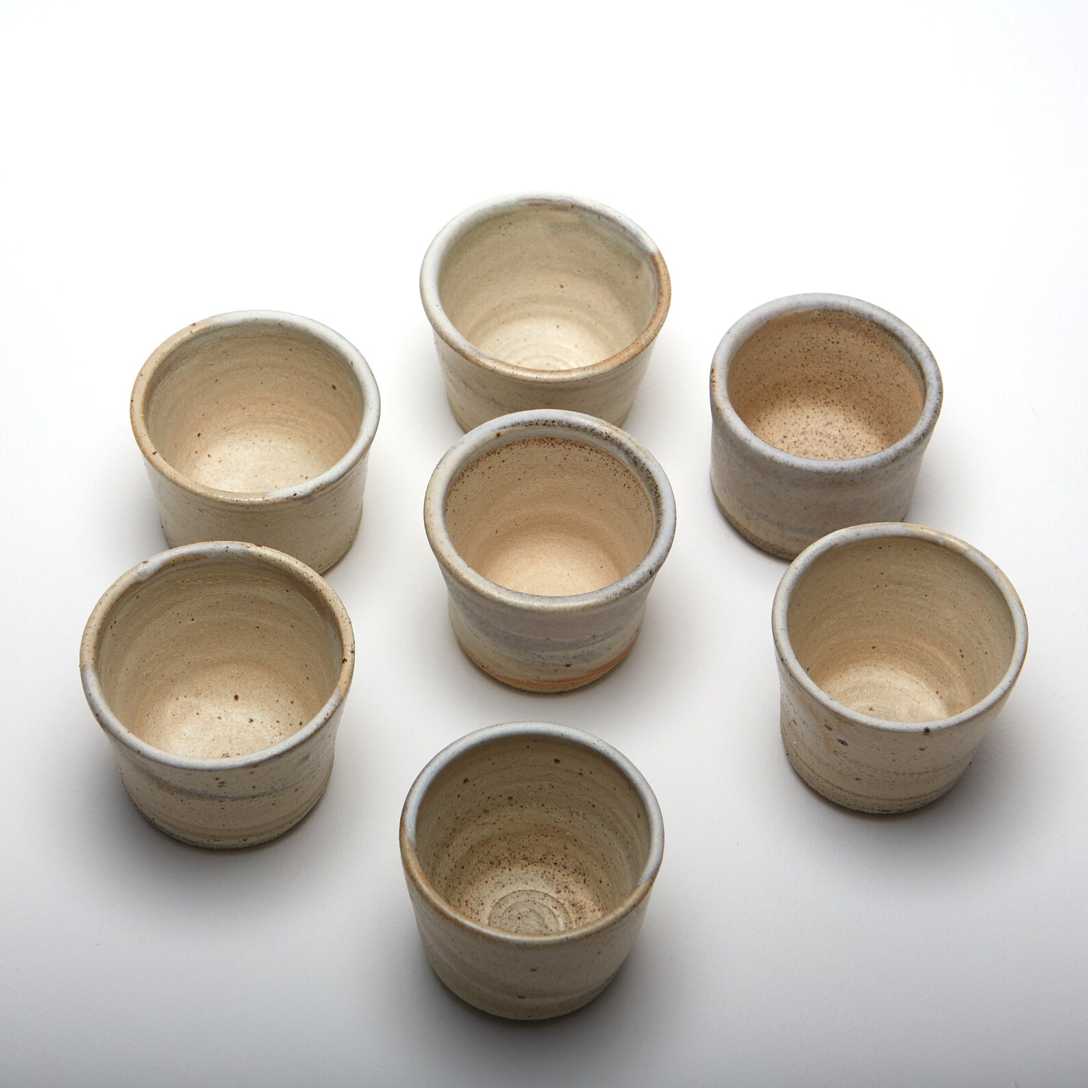 Espresso Cups, Coffee Cups, Ceramics by Polli Pots, Rustic Unique Tiny ...