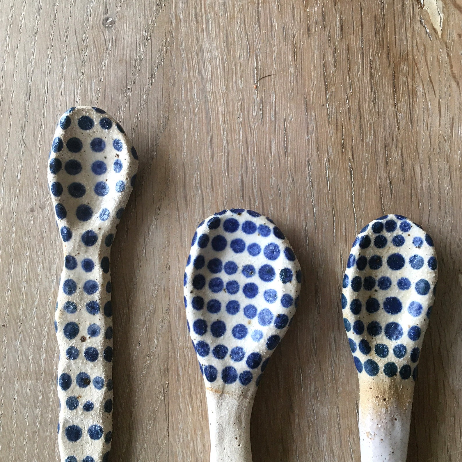 CUSTOM Clay Spoons Blue Clay Spoons Unique Pottery Spoon - Etsy