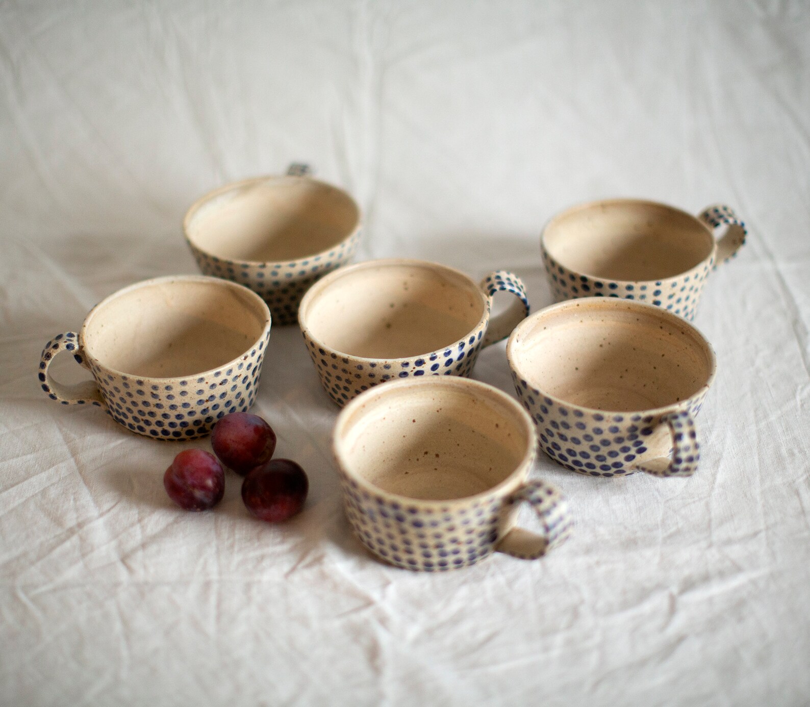 MADE TO ORDER Blue White Large Mug Coffee Tea Soup Ramen Cup | Etsy